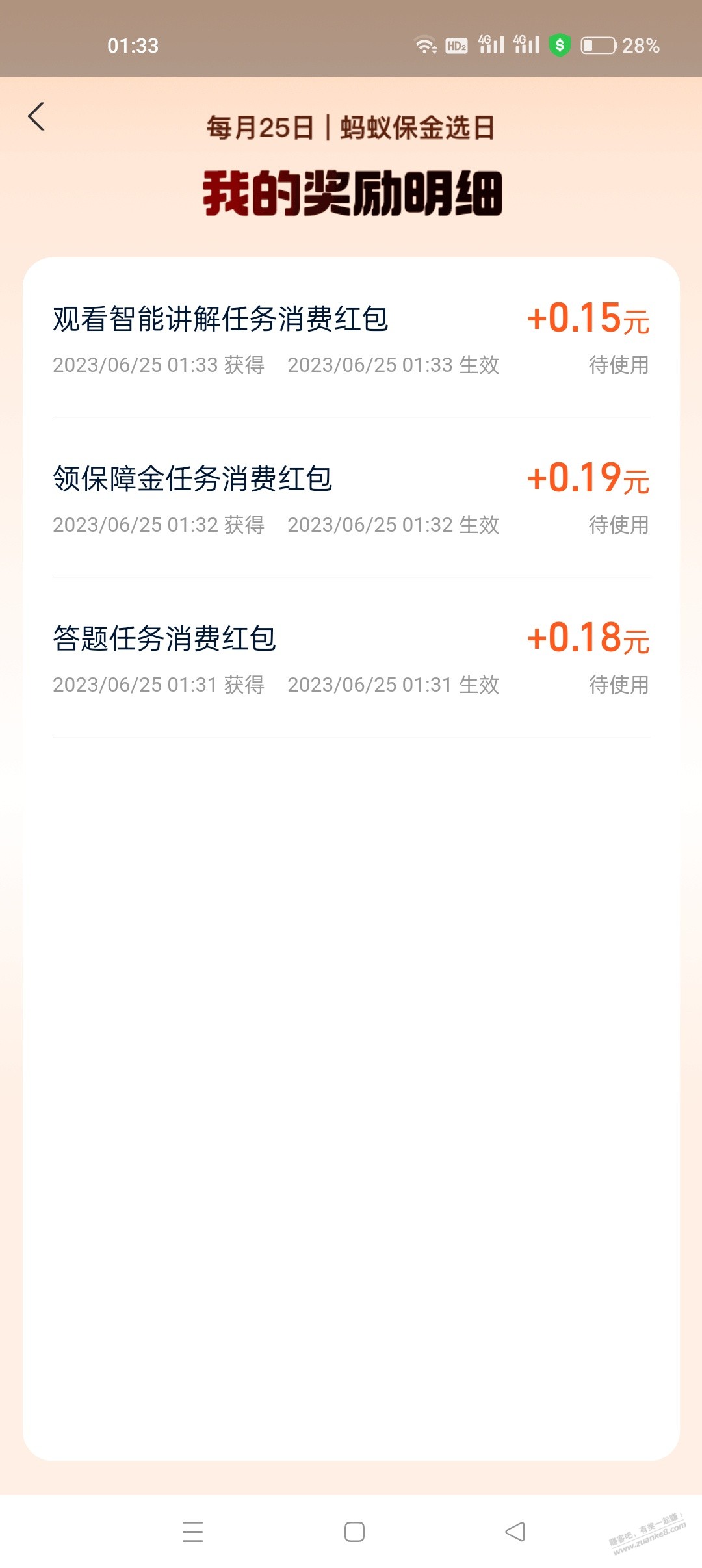 zfb扫领消费红包-最新线报活动/教程攻略-0818团